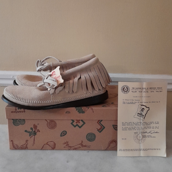 Made in U.S.A. | Shoes | Qualla Reservation Sz 5 Genuine Leather ...